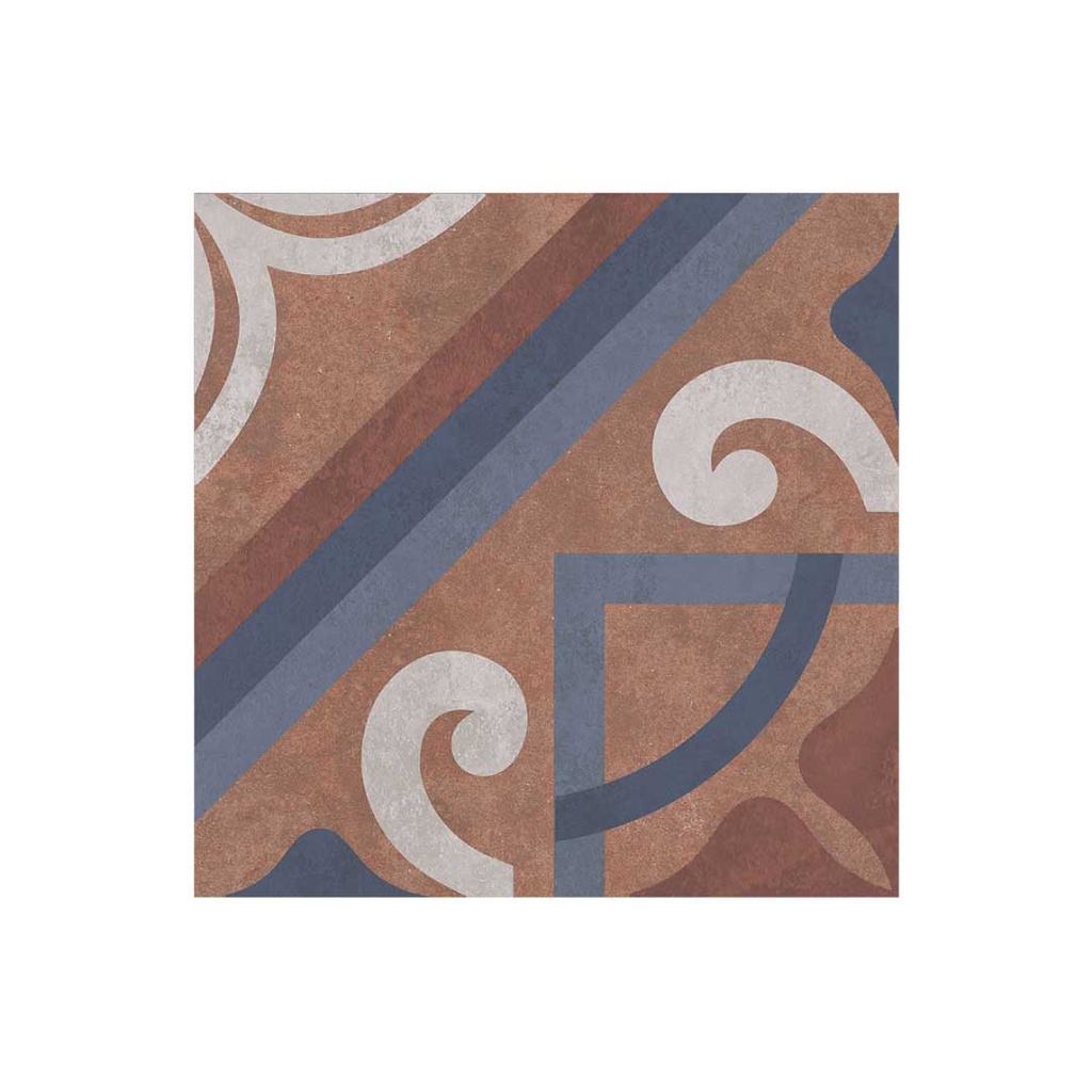 Piso Pared Decorado Alfarero Marco Terracota 30.6X30.6|Comfer