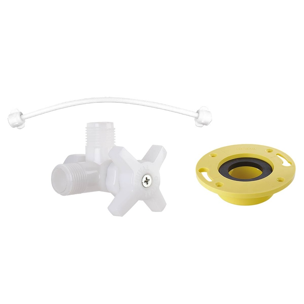 KIT BRIDA + REGULACION PLAST + ACOPLE SANIT PLAST. CORONA | COMFER S.A.S